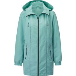 WITT Damen &Uuml;bergangsjacke mit abkn&ouml;pfbarer Kapuze, salbei, Gr&ouml;&szlig;e 48