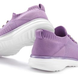 Lascana Damen Sneaker, Lila, Gr. 42, Sneakers & Schn&uuml;rer, Material: Textil