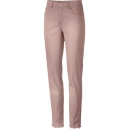 Ascari Damen Stretch-Jeans mit Bauch-weg-Effekt, ros&eacute;, Gr&ouml;&szlig;e 48