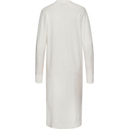 Lascana Damen Cardigan, Wei&szlig;, Gr. 44/46, Longstrickjacken, Material: Viskose