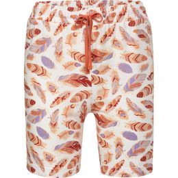 w&auml;schepur w&auml;schepur Damen Shorty, Orange, Gr. 44/46, Pyjamas, Material: Baumwolle