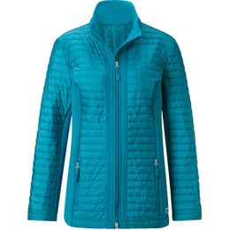 Catamaran Sports Damen Steppjacke mit Scuba-Eins&auml;tzen, t&uuml;rkis, Gr&ouml;&szlig;e 38