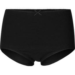 w&auml;schepur w&auml;schepur Damen Taillenslip mit Doppelzwickel, schwarz + topas + marine + bordeaux, Gr&ouml;&szlig;e 38