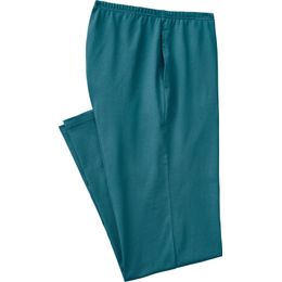 WITT Damen Freizeithose mit Rundum-Dehnbund, petrol + taupe, Gr&ouml;&szlig;e 48