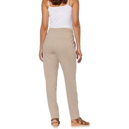 WITT Damen Schlupfhose in Stretch-Qualit&auml;t, beige, Gr&ouml;&szlig;e 40