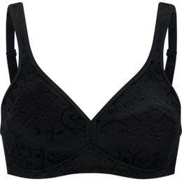 Triumph Damen BH ohne B&uuml;gel mit vorgeformten Cups, schwarz, Gr&ouml;&szlig;e 85C