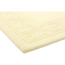 HEINE HOME Witt Hochflorteppich, wollwei&szlig;, Gr&ouml;&szlig;e 200x200 cm - rund