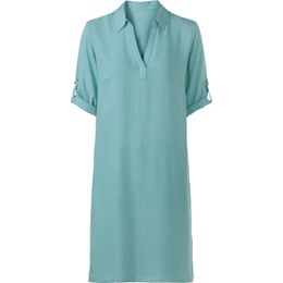 WITT Damen Blusenkleid mit 3/4-&Auml;rmeln, salbei, Gr&ouml;&szlig;e 36