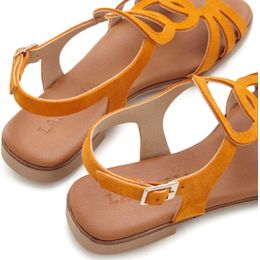Lascana Damen Sandale, orange, Gr&ouml;&szlig;e 42