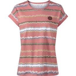 Heine Damen Print-Shirt, Rosa, Gr. 38, T-Shirts, 100% Baumwolle