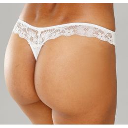 petite fleur by Lascana Damen String, pfirsich+mint+creme, Gr&ouml;&szlig;e 44/46