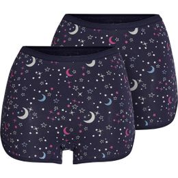 w&auml;schepur w&auml;schepur Damen Hipster mit Druck-Dessin, marine-bedruckt, Gr&ouml;&szlig;e 48/50
