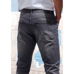 John Devin Herren 5-Pocket-Jeans, black-denim, Gr&ouml;&szlig;e 33