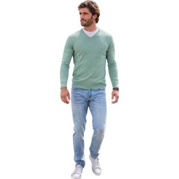 H.I.S. H.I.S Herren Strickpullover, mint-meliert, Gr&ouml;&szlig;e M (48/50)