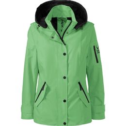 WITT Damen Funktionsjacke mit abnehmbaren &Auml;rmeln, apfel, Gr&ouml;&szlig;e 54