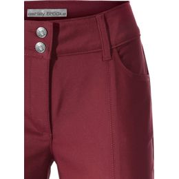 Heine Damen Bootcuthose, Rot, Gr. 38, Gerade Hosen, Material: Baumwolle