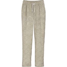 WITT Damen Schlupfhose mit Mandala-Druck, schlamm-champagner-bedruckt, Gr&ouml;&szlig;e 22
