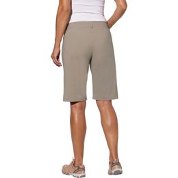 WITT Damen Bermudas mit Zipper-Taschen, schlamm, Gr&ouml;&szlig;e 40