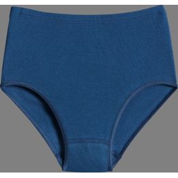 Speidel Damen Slip mit Glanzbandeinfassung, koralle + blau + grau, Gr&ouml;&szlig;e 40/42