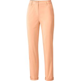 WITT Damen Chinohose in Baumwoll-Stretch-Qualit&auml;t, apricot, Gr&ouml;&szlig;e 52