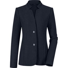 WITT Damen Kurzblazer in Boucl&eacute;-Qualit&auml;t, marine, Gr&ouml;&szlig;e 52