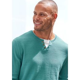 H.I.S. H.I.S Herren Strickpullover, petrol, Gr&ouml;&szlig;e S (44/46)