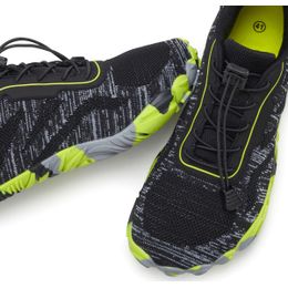 John Devin Damen Sneaker, schwarz/gelb, Gr&ouml;&szlig;e 46