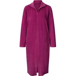w&auml;schepur w&auml;schepur Damen Morgenmantel in Nicki-Qualit&auml;t, magenta, Gr&ouml;&szlig;e 36/38