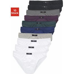 H.I.S. H.I.S Herren Slip, wei&szlig;, grau-meliert, blau, blau-gr&uuml;n, aubergine, anthrazit, schwarz, Gr&ouml;&szlig;e M