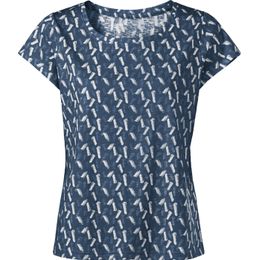 Heine Damen Rundhalsshirt, Blau, Gr. 38, T-Shirts, 100% Baumwolle