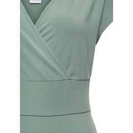 Lascana Damen Jerseykleid, sage green, Gr&ouml;&szlig;e 44