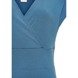 Lascana Damen Jerseykleid, blau, Gr&ouml;&szlig;e 34