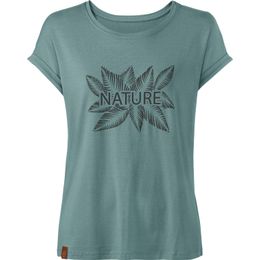 WITT Damen Shirt mit &uuml;berschnittenen Schultern, jade, Gr&ouml;&szlig;e 42
