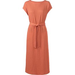 WITT Damen Jerseykleid in Struktur-Qualit&auml;t, papaya, Gr&ouml;&szlig;e 52