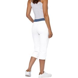 WITT Damen Caprijeans mit Rundum-Dehnbund, wei&szlig;, Gr&ouml;&szlig;e 36