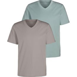 Kangaroos Damen T-Shirt, Grau, Gr. XL (56/58), Herrenmode, 100% Baumwolle