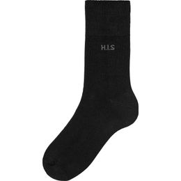 H.I.S. H.I.S Herren Socken, 12x schwarz, Gr&ouml;&szlig;e 43/46
