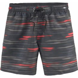 Kangaroos Herren Badeshorts, schwarz-grau, Gr&ouml;&szlig;e M (50)