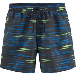 Kangaroos Herren Badeshorts, marine-lime, Gr&ouml;&szlig;e XL (54/56)