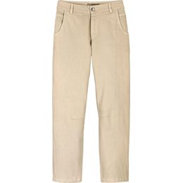 WITT Damen 7/8-Jeans mit seitlicher Tasche, sand, Gr&ouml;&szlig;e 52