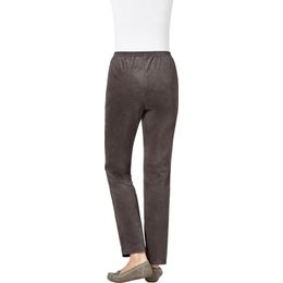 WITT Damen Schlupfhose in angerauter Qualit&auml;t, grau, Gr&ouml;&szlig;e 195