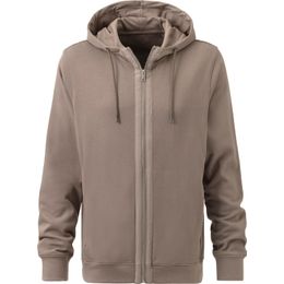 AUTHENTIC LE JOGGER Herren Kapuzensweatjacke, hellbraun, Gr&ouml;&szlig;e S (44/46)