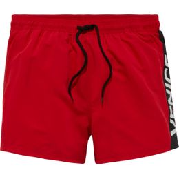 Venice Beach Herren Badeshorts, rot, Gr&ouml;&szlig;e S (46/48)