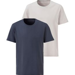 AUTHENTIC LE JOGGER Herren T-Shirt, anthrazit / creme, Gr&ouml;&szlig;e L (52/54)