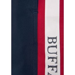 Buffalo Herren Badeshorts, marine-rot, Gr&ouml;&szlig;e XL (54/56)