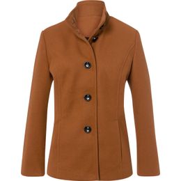 WITT Damen Jacke mit Schmuckkn&ouml;pfen, cognac, Gr&ouml;&szlig;e 42