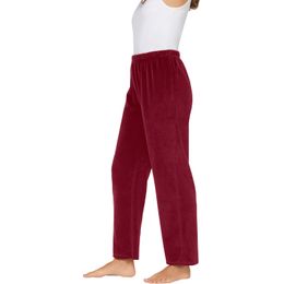 feel good Damen Nickihose mit Schlitz am Bein, dunkelrot, Gr&ouml;&szlig;e 36/38