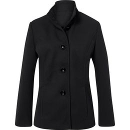 WITT Damen Jacke mit Schmuckkn&ouml;pfen, schwarz, Gr&ouml;&szlig;e 50