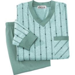 KINGsCLUB Herren Schlafanzug, mint-petrol, Gr&ouml;&szlig;e 44/46