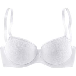 Lascana Damen Schalen-BH, wei&szlig;, Gr&ouml;&szlig;e 80F